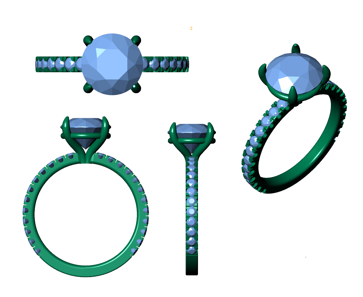 CAD Designing Services - Jewelry Rendering Service